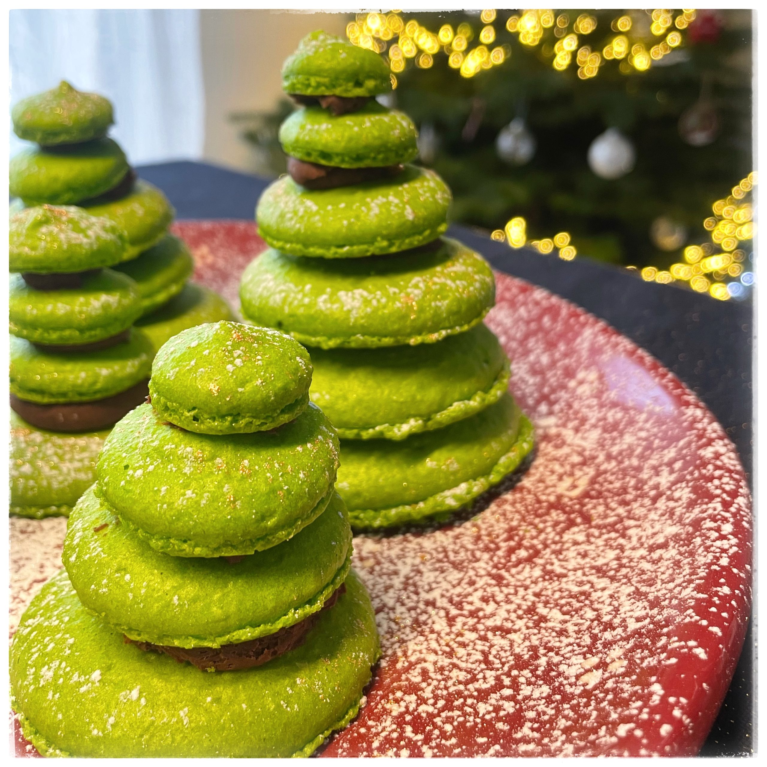 #7 Les macarons Sapins de Noël